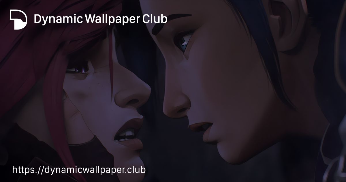 arcane violet and caitlyn - Dynamic Wallpaper Club