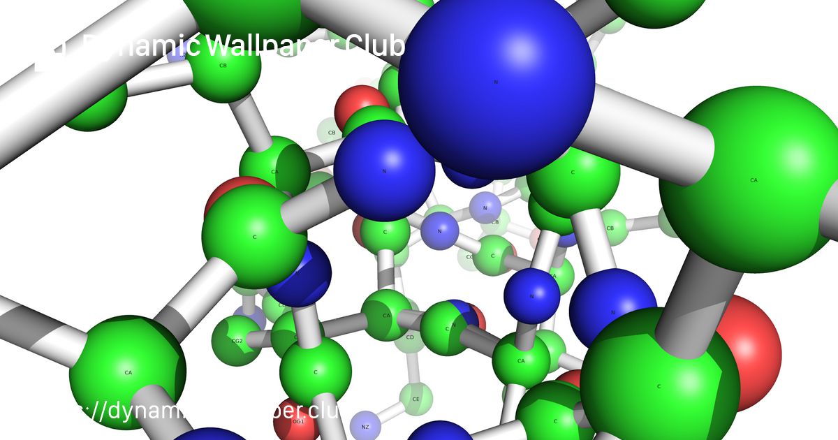 Molecules - Dynamic Wallpaper Club