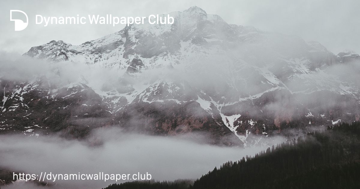 Mountain at day and night - Dynamic Wallpaper Club