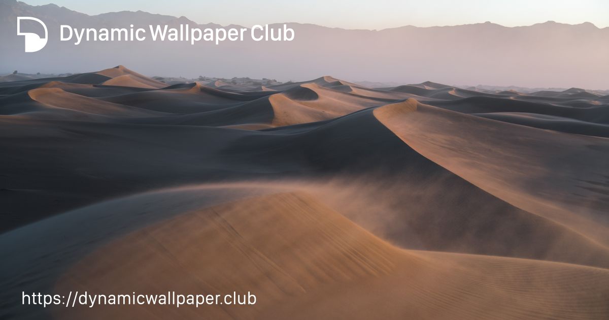 Desert - Dynamic Wallpaper Club