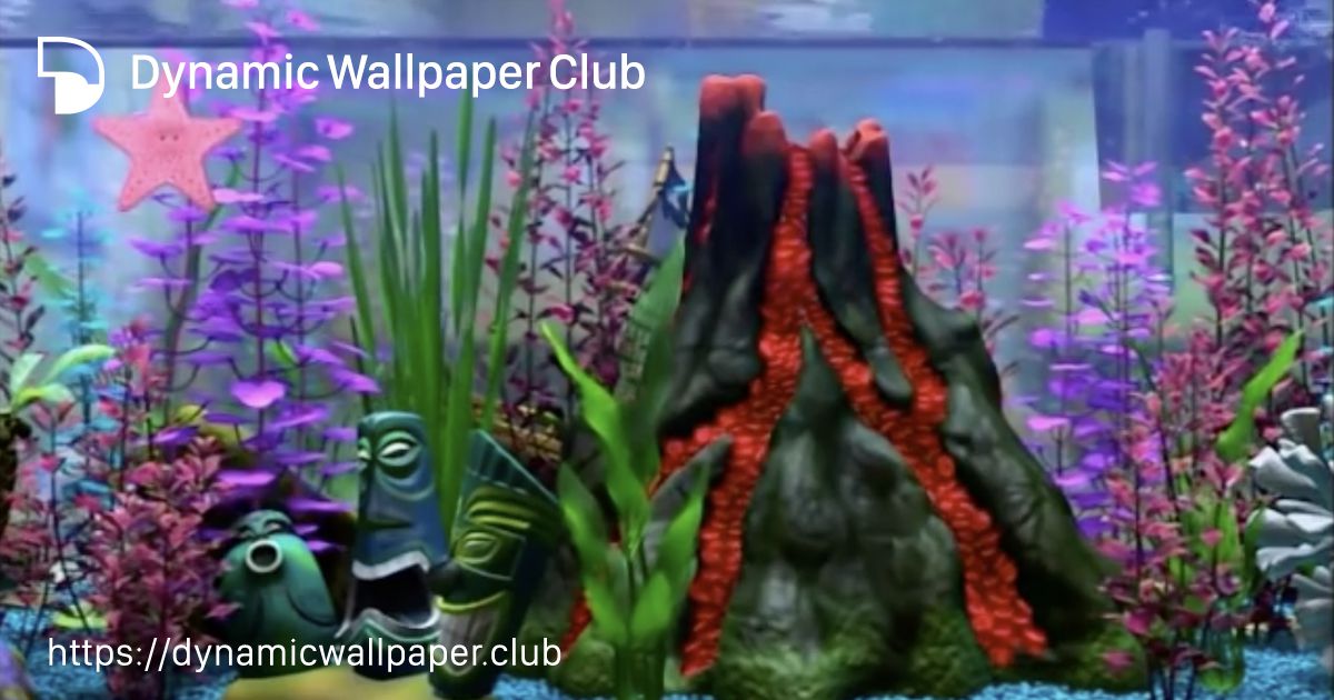 Finding Nemo Aquarium - Dynamic Wallpaper Club