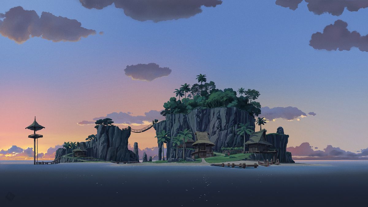 zelda/WW outset island time - Dynamic Wallpaper Club