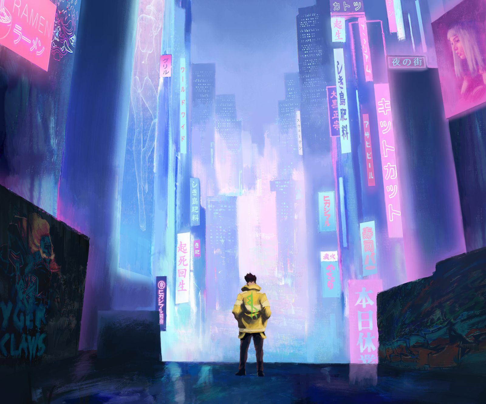 cyberpunk background - Dynamic Wallpaper Club