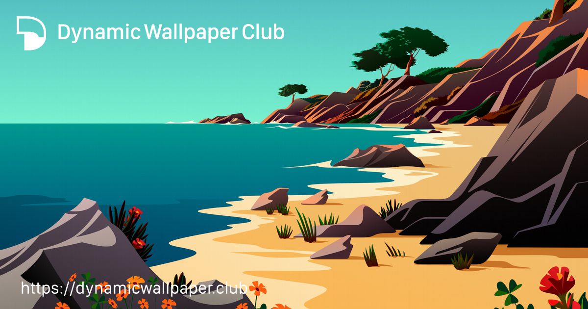 Beach Apple - Dynamic Wallpaper Club