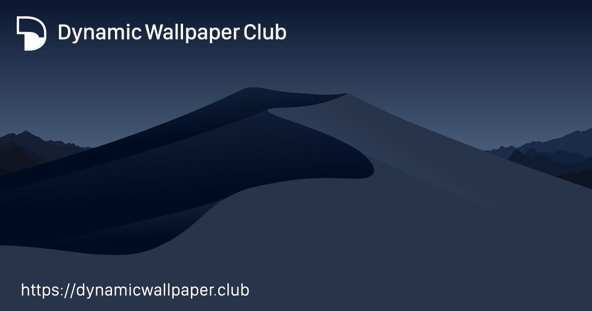 mojave minimal full - Dynamic Wallpaper Club
