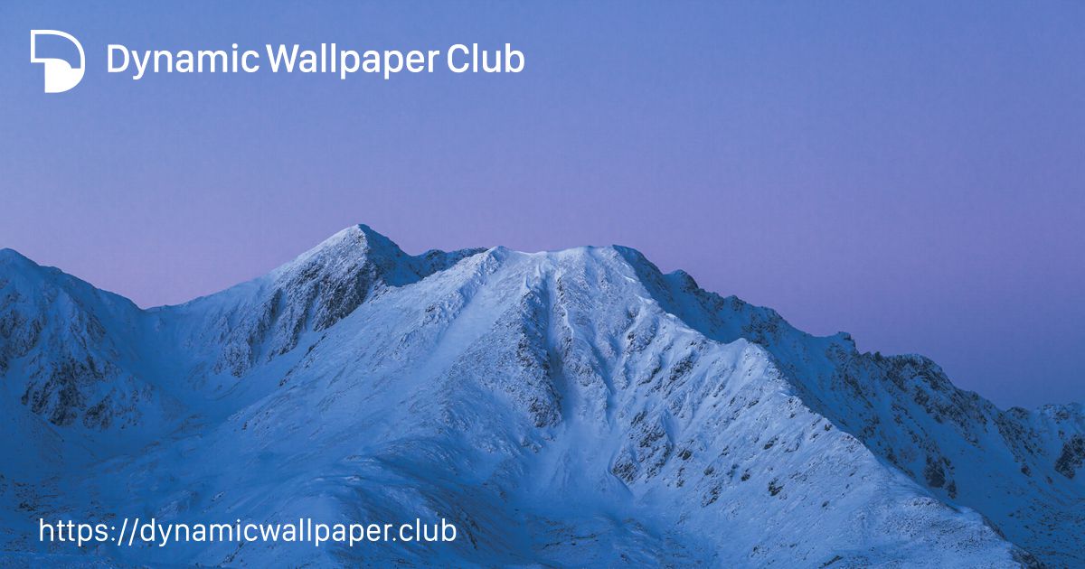 Mountain Range - Dynamic Wallpaper Club