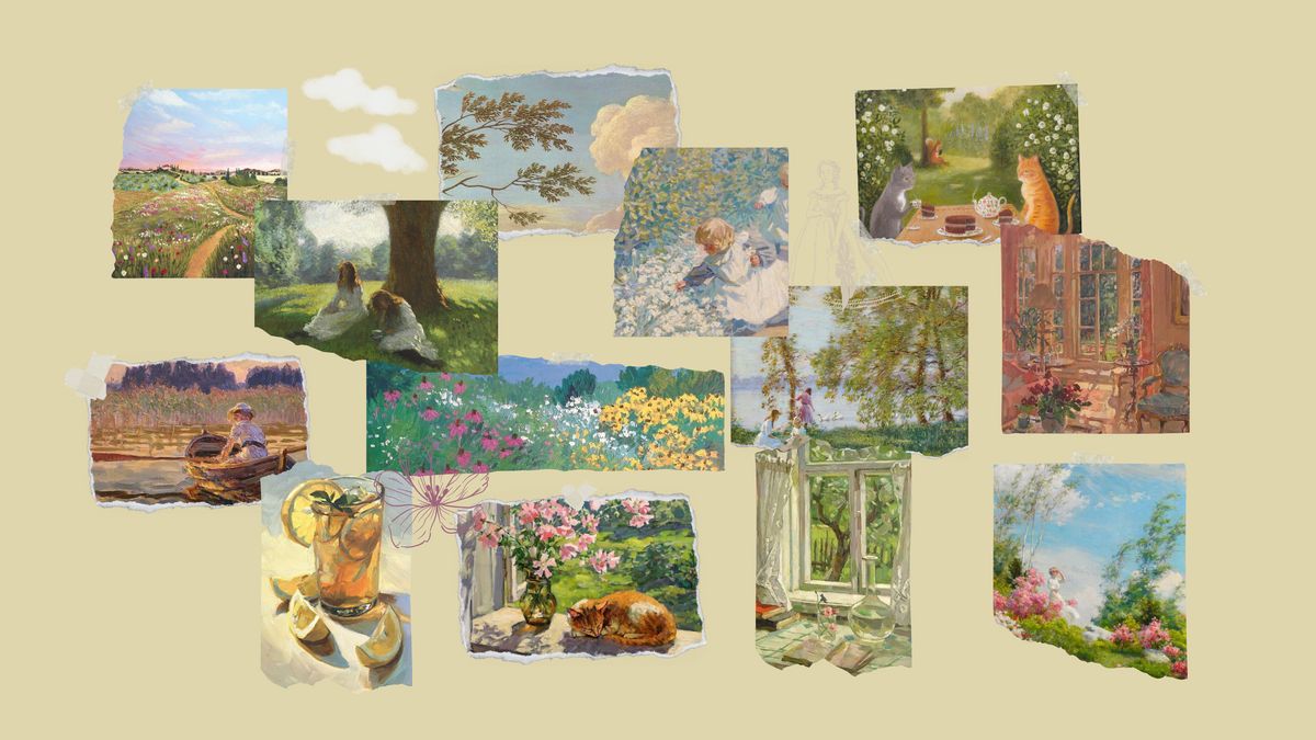 Time period paintings collage (2.0) - Dynamic Wallpaper Club