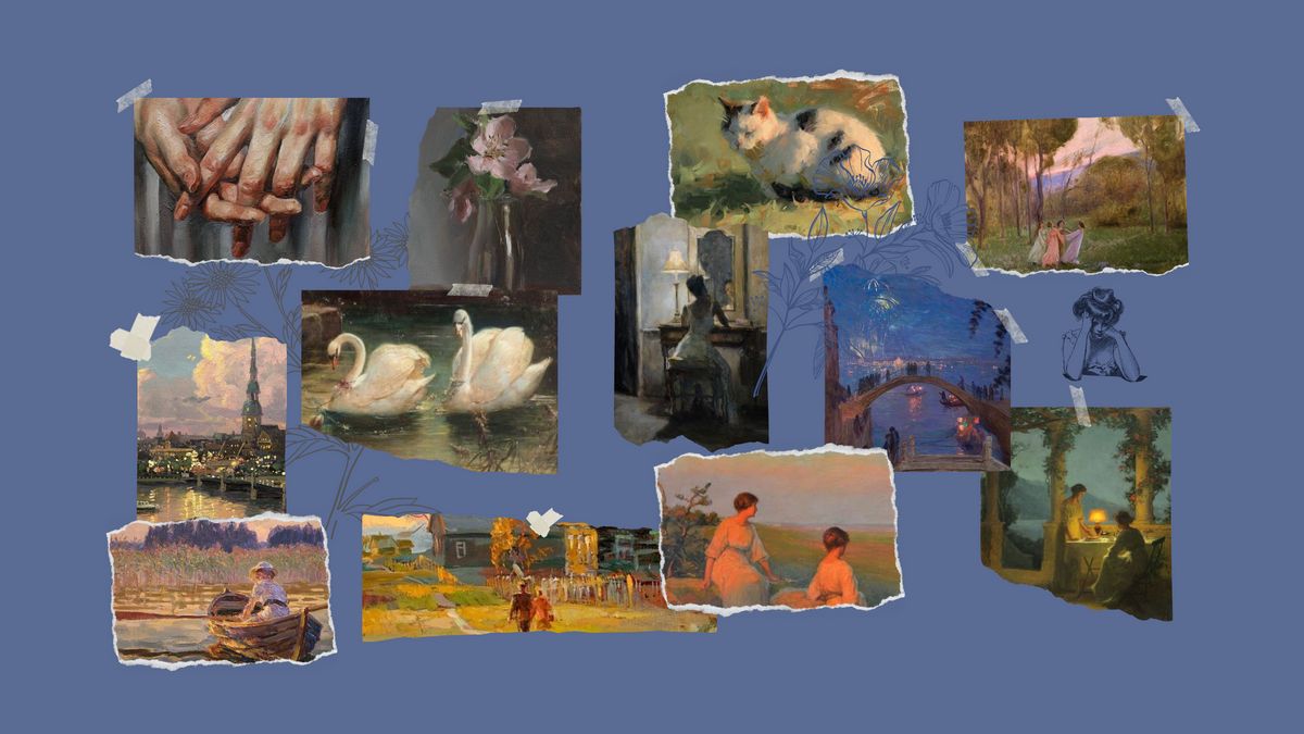 Time period paintings collage (2.0) - Dynamic Wallpaper Club