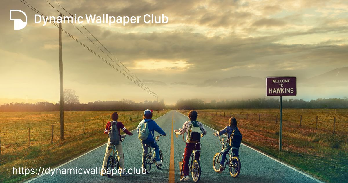 Stranger Things - Welcome to Hawkins 2 - Dynamic Wallpaper Club