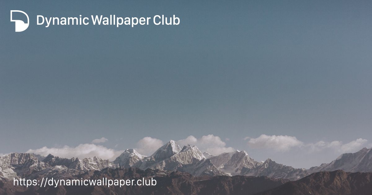 Mountain Range - Dynamic Wallpaper Club