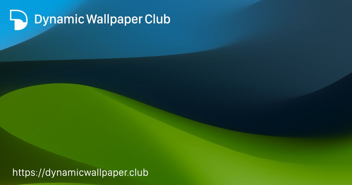 macOS Bliss (Dark Mode) - Dynamic Wallpaper Club