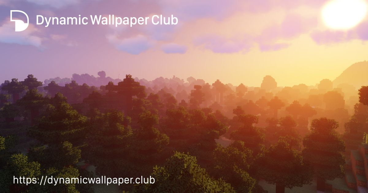 Minecraft Taiga - Dynamic Wallpaper Club