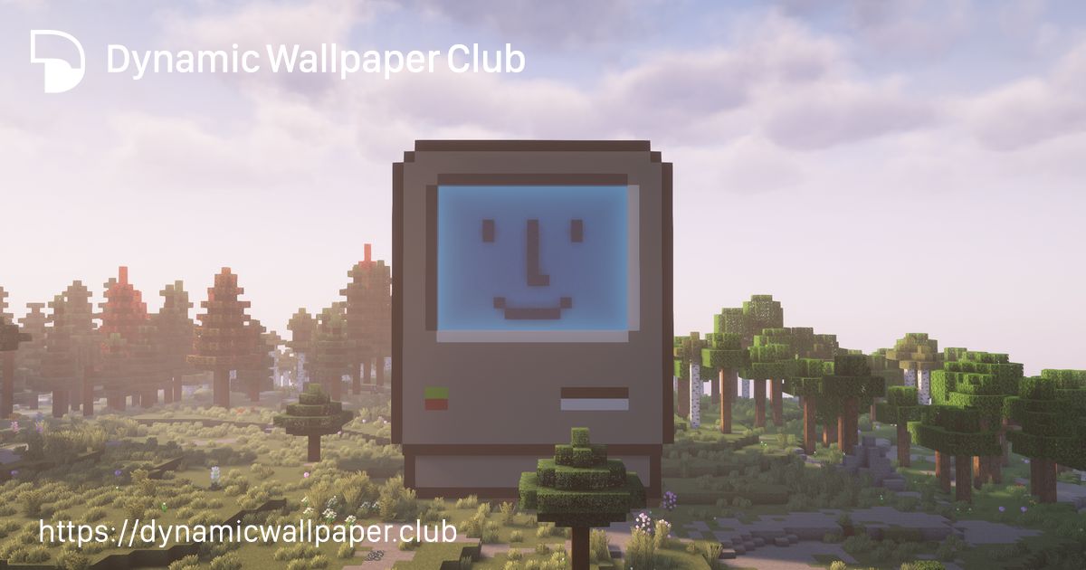 Happy Mac Minecraft - Dynamic Wallpaper Club
