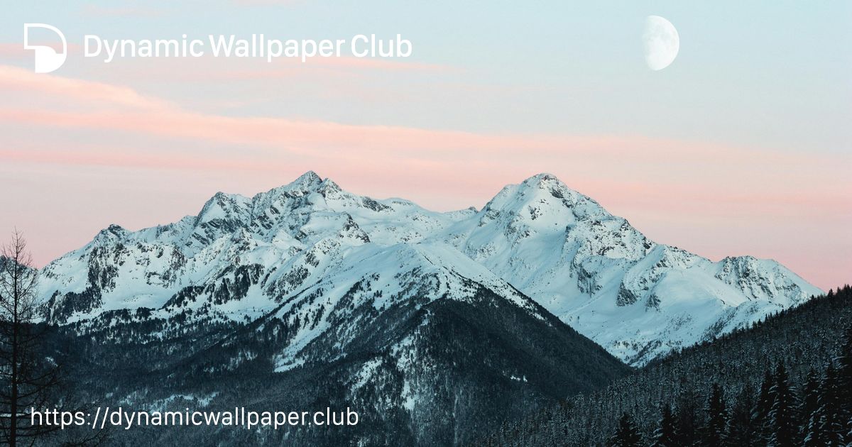 Mountains day-night - Dynamic Wallpaper Club
