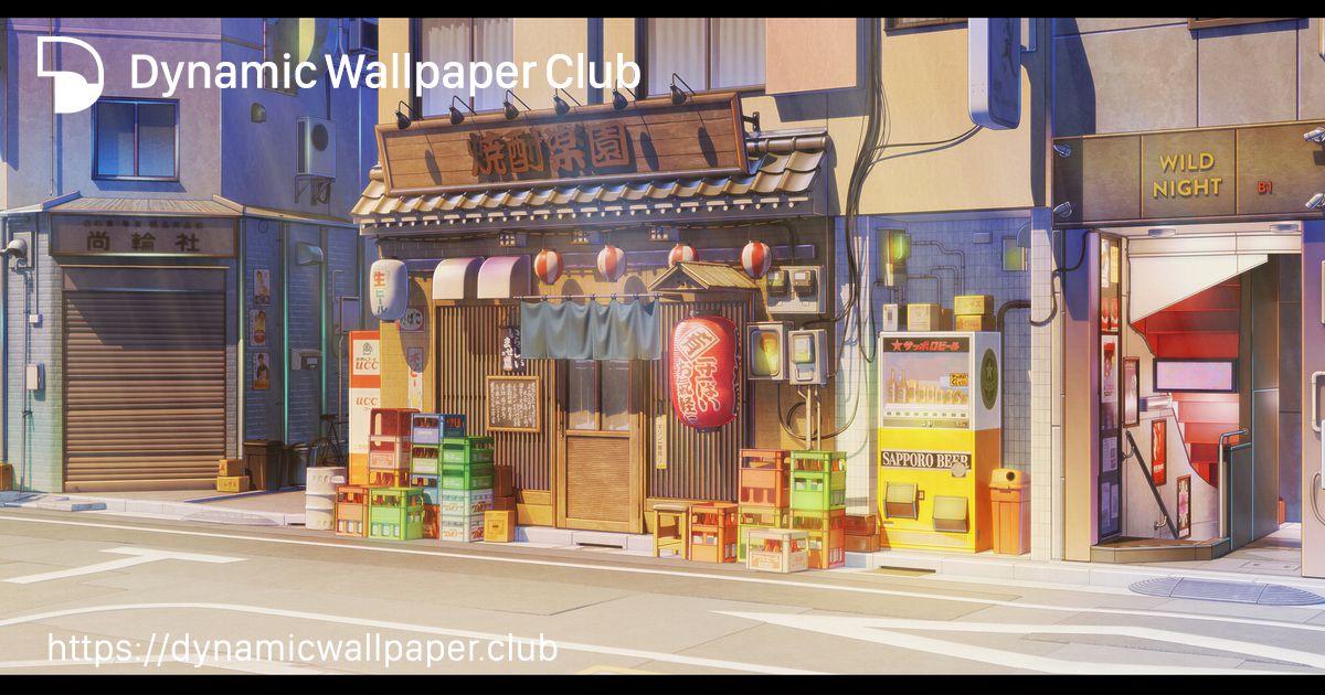 Tokyo street - Dynamic Wallpaper Club