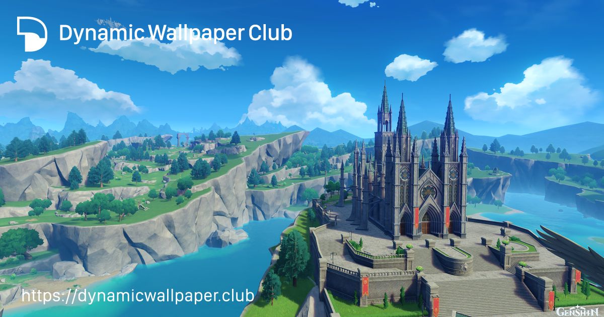 Mondstadt Cathedral (4K) - Dynamic Wallpaper Club