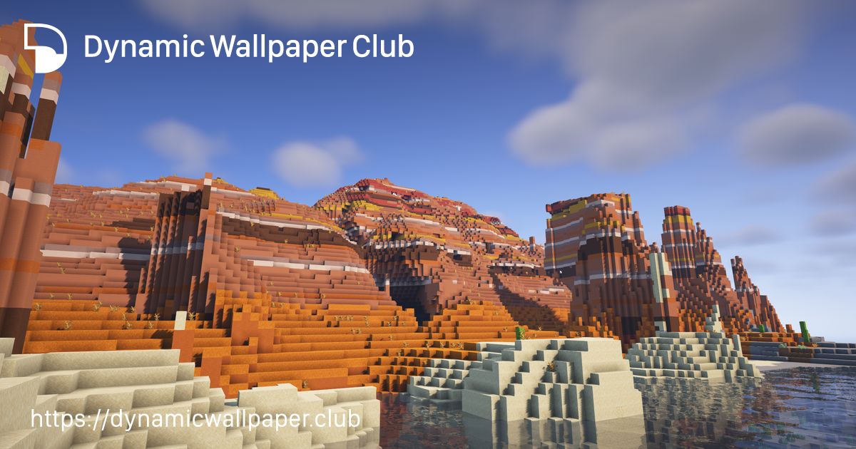 Minecraft Badlands - Dynamic Wallpaper Club