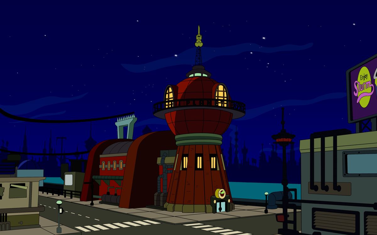 Futurama - Planet Express Headquarters - Dynamic Wallpaper Club