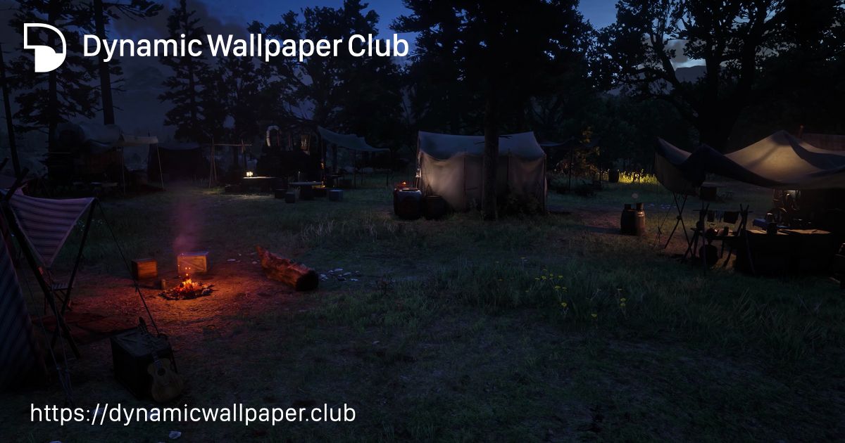 Red dead redemption 2 - 4K Camp - Dynamic Wallpaper Club
