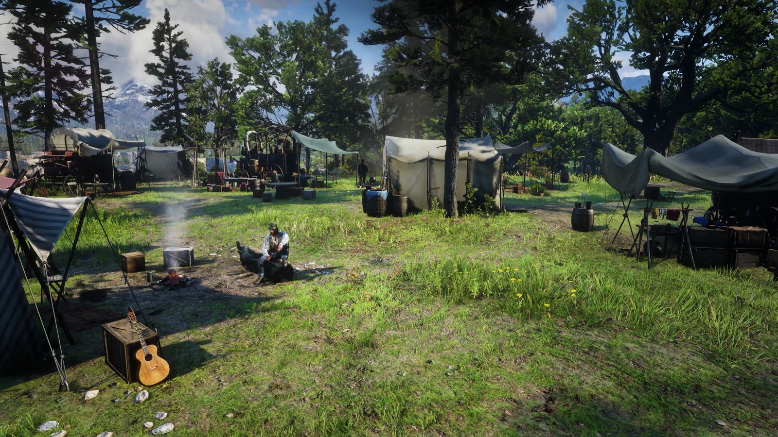Red dead redemption 2 - 4K Camp - Dynamic Wallpaper Club