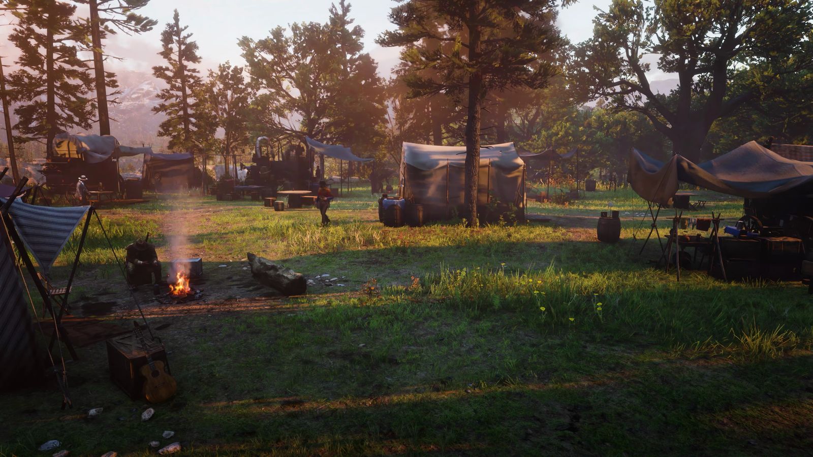 Red dead redemption 2 - 4K Camp - Dynamic Wallpaper Club