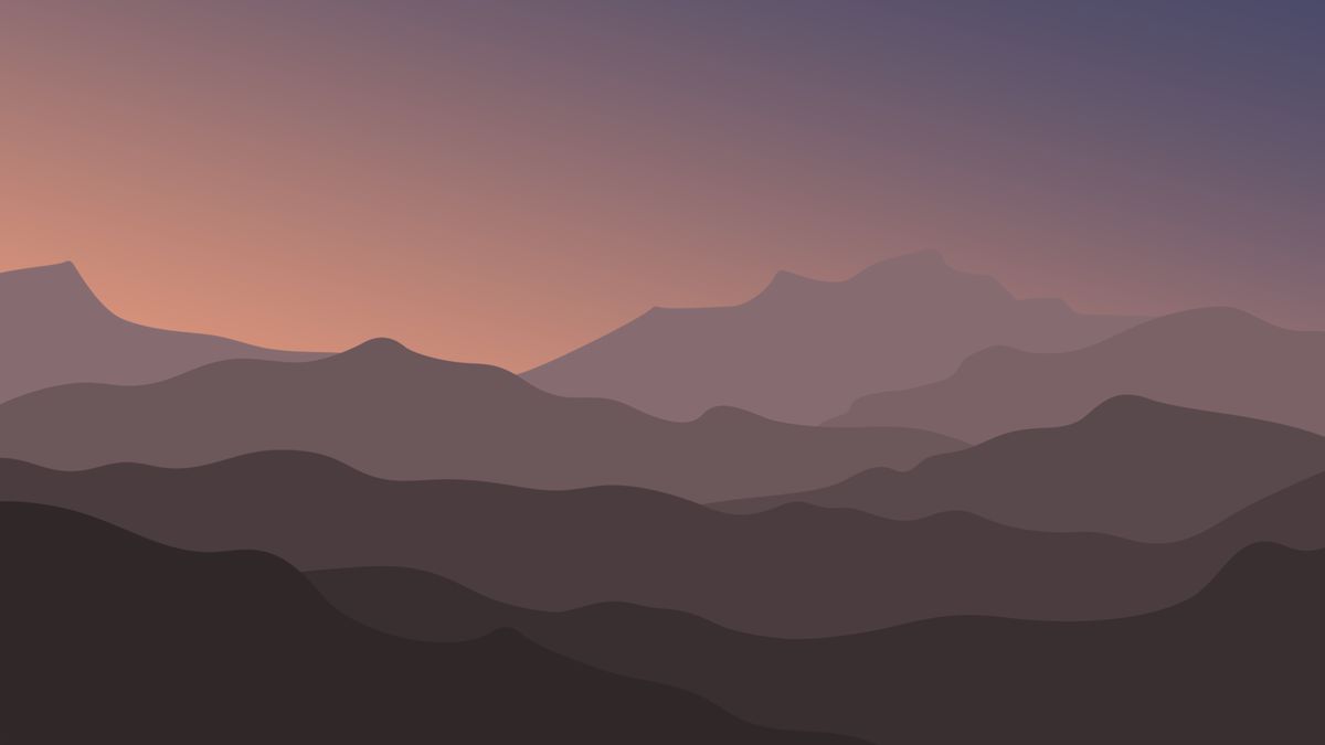 minimalist mountains - Dynamic Wallpaper Club