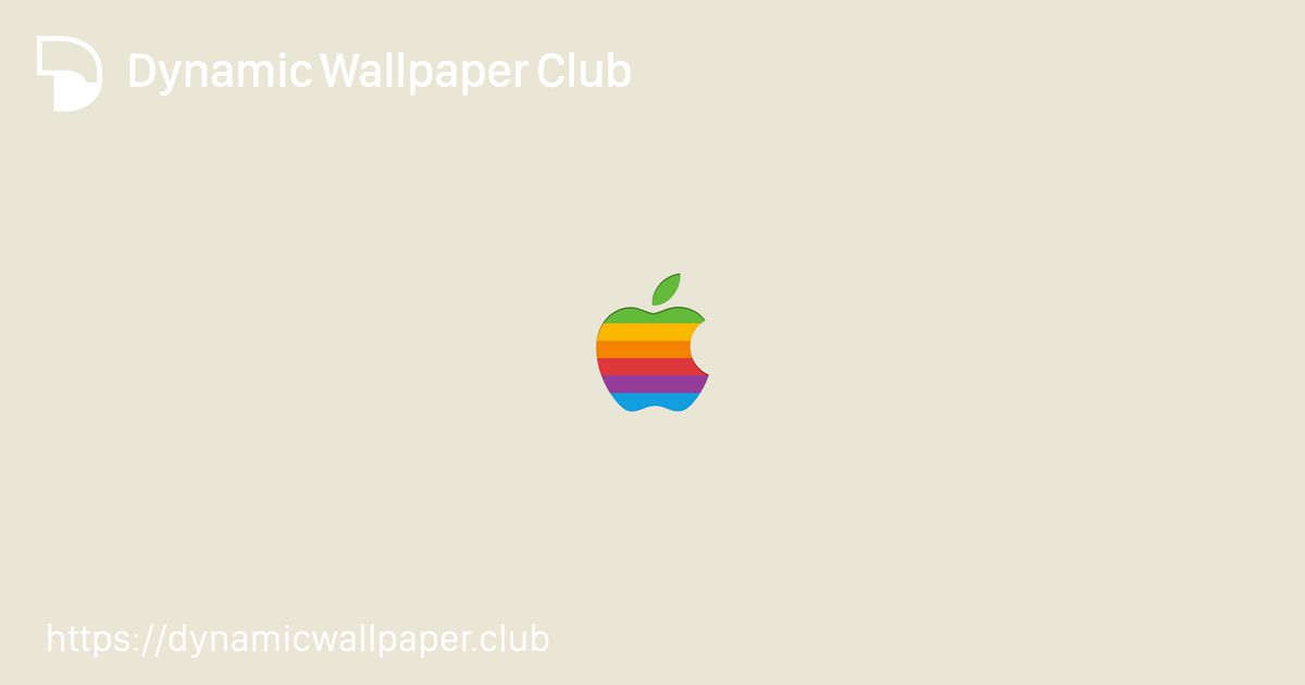Retro Apple - Dynamic Wallpaper Club