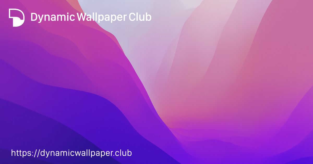 Monterey Abstract - Dynamic Wallpaper Club