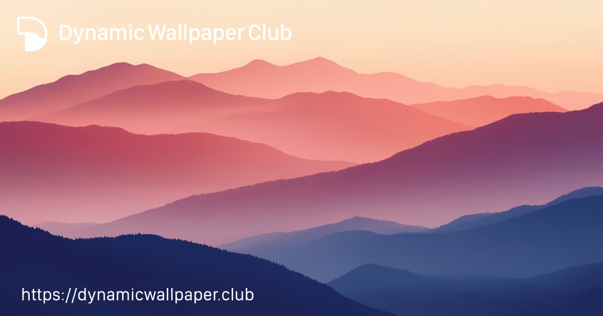 Mountains by Basic Apple Guy - Dynamic Wallpaper Club