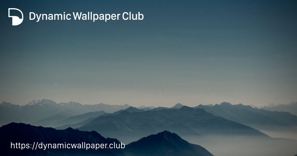 Blue Mountains Dynamic - Dynamic Wallpaper Club