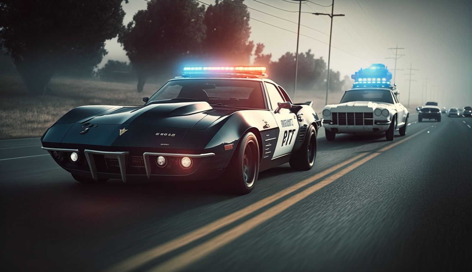 Police car - Dynamic Wallpaper Club