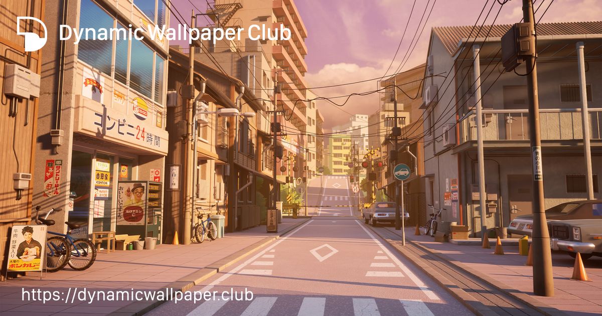 Tokyo Street v2 - Dynamic Wallpaper Club