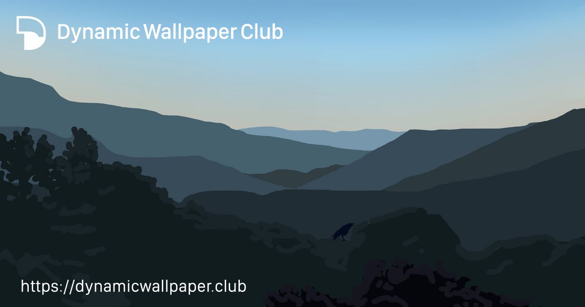 Mountains Simple 2.0 - Dynamic Wallpaper Club