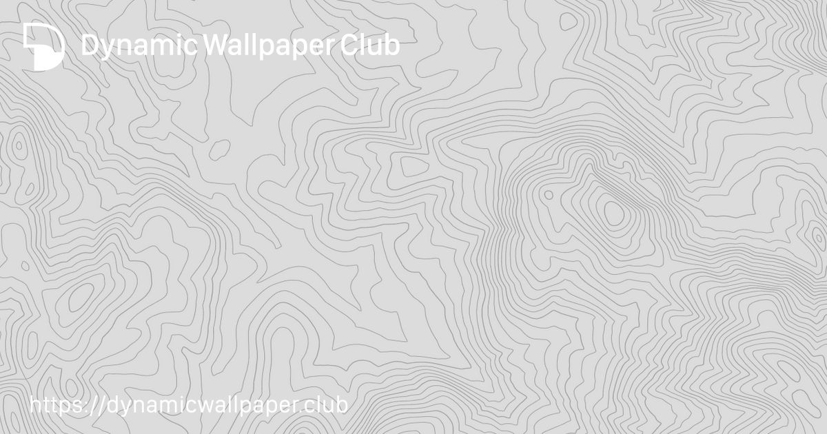 Topo - Dynamic Wallpaper Club