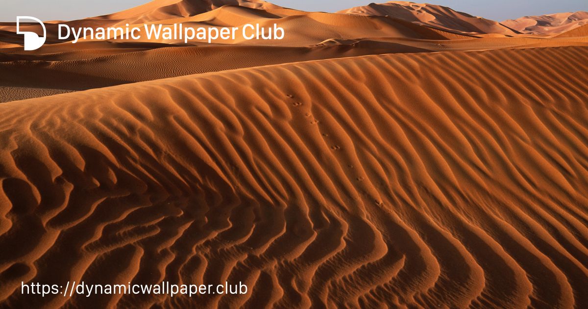 Desert - Dynamic Wallpaper Club