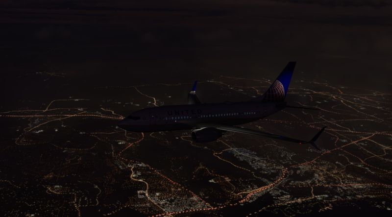 United B737-700 - Dynamic Wallpaper Club