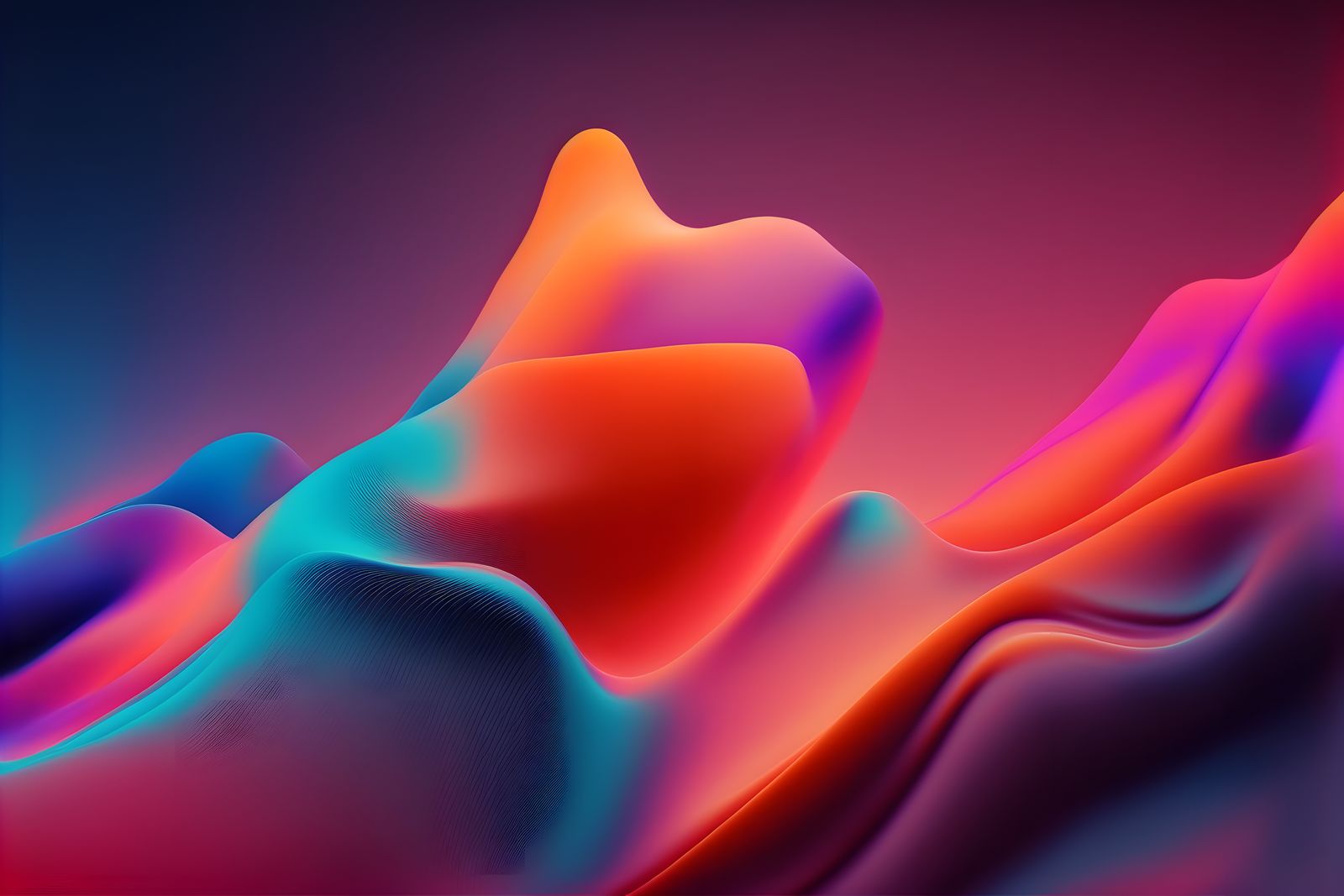 Smooth neon glow gradient time shift 1 - Dynamic Wallpaper Club