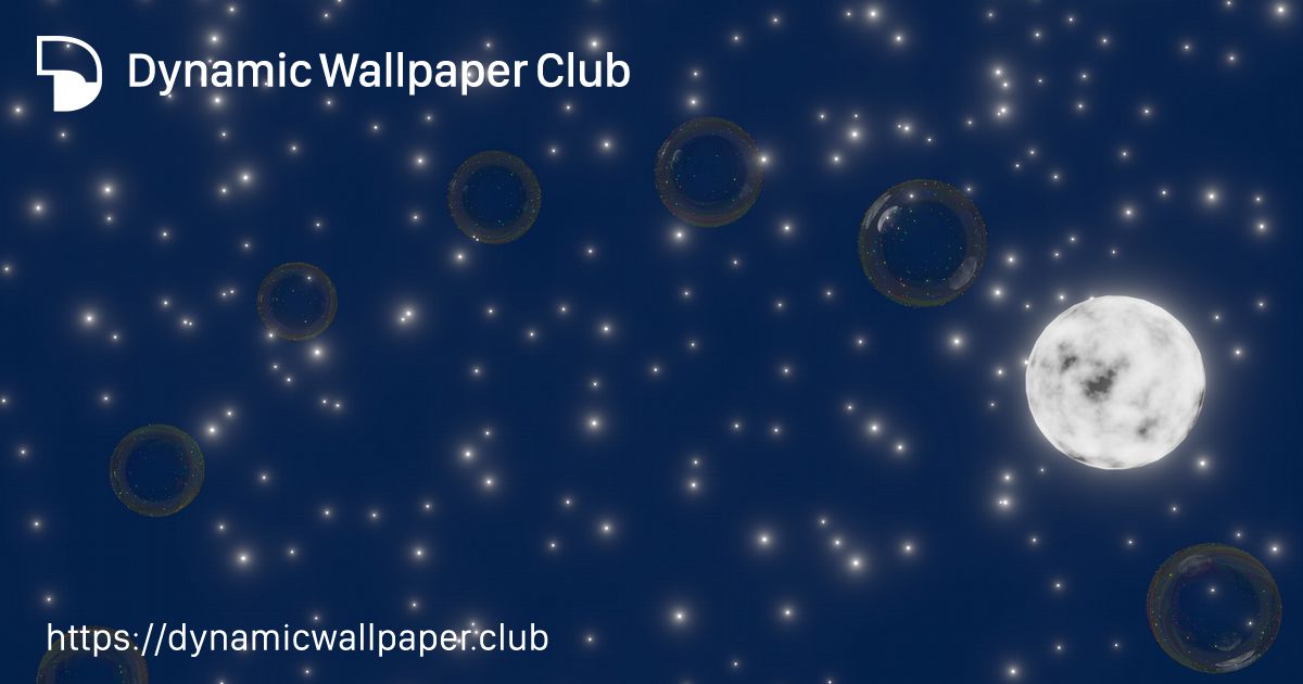 Day'n'Night bubbles - Dynamic Wallpaper Club
