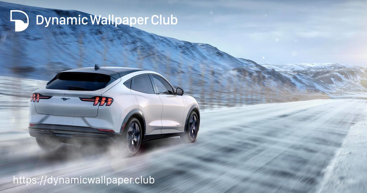 Ford Mustang Mach-E - Dynamic Wallpaper Club