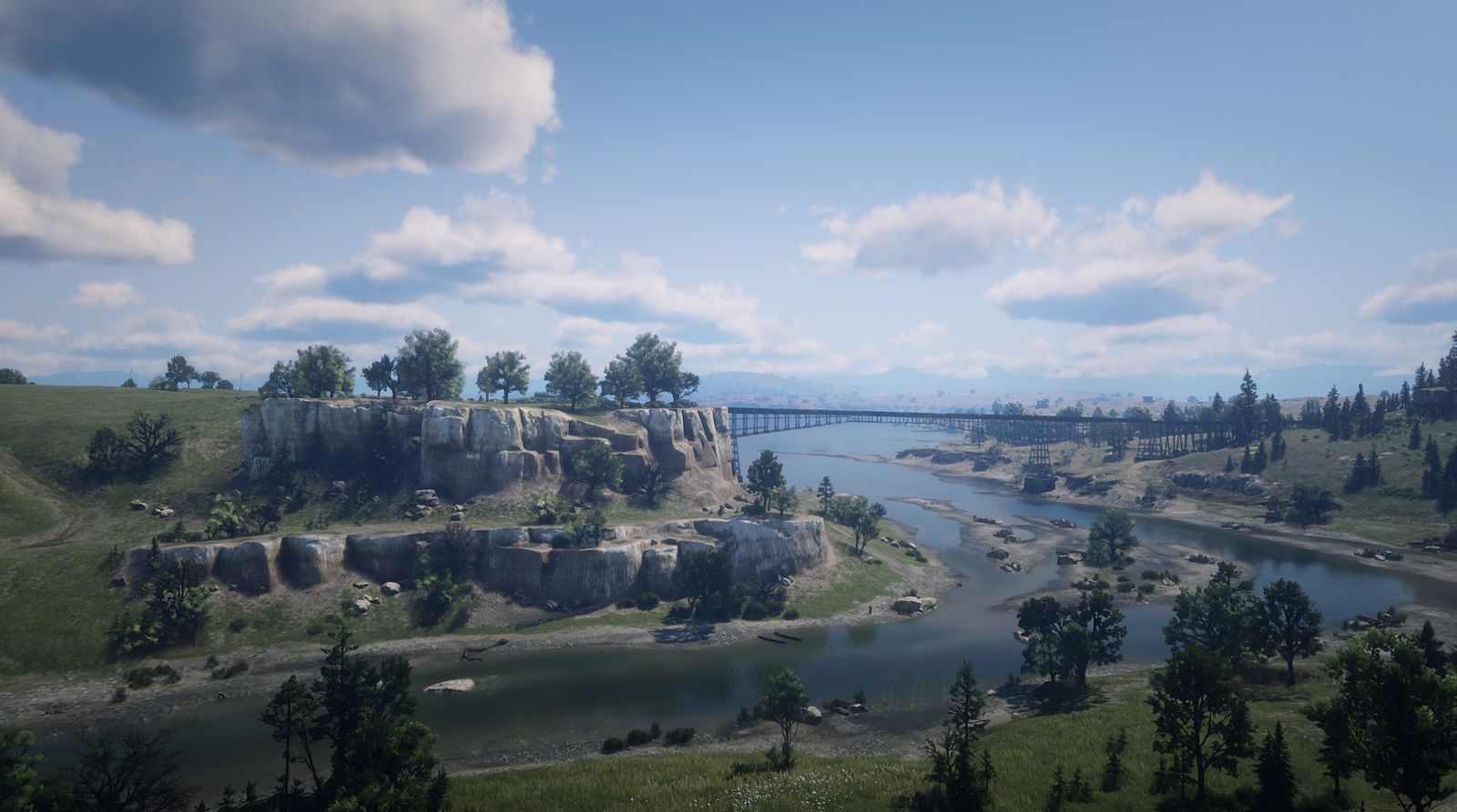 RDR2 Dakota River Bridge - Dynamic Wallpaper Club