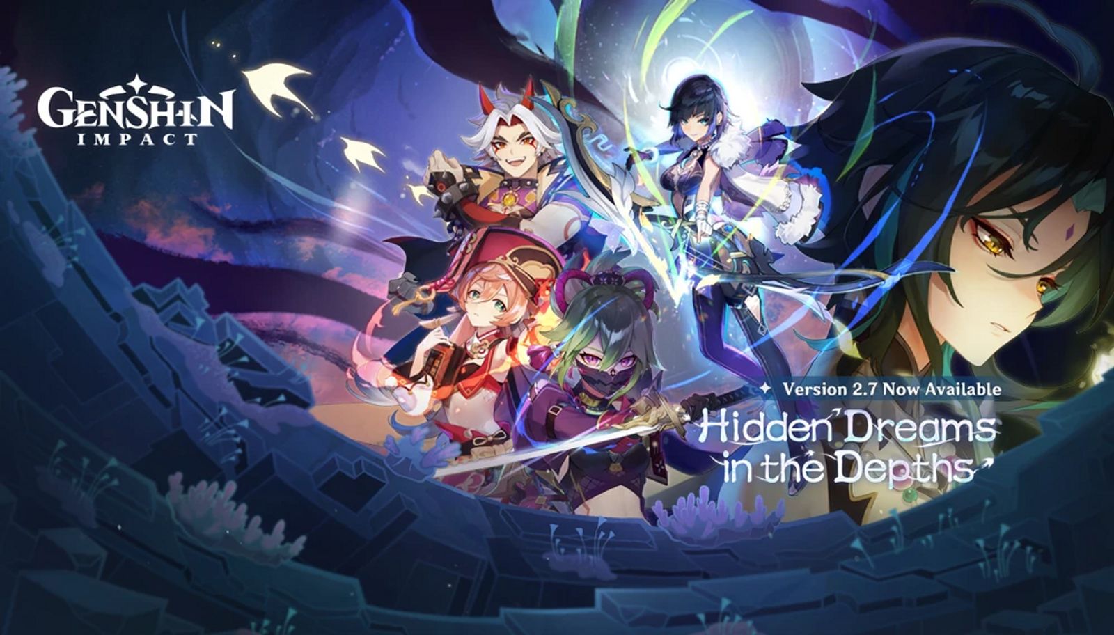 Genshin versions by time - Dynamic Wallpaper Club