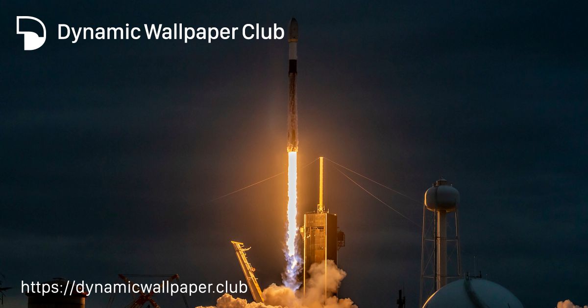 Spacex Starlink mission - Dynamic Wallpaper Club