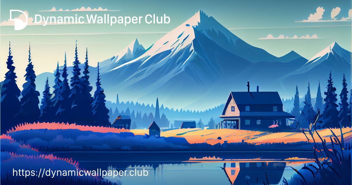 Landscape-illustration-day-cycle - Dynamic Wallpaper Club