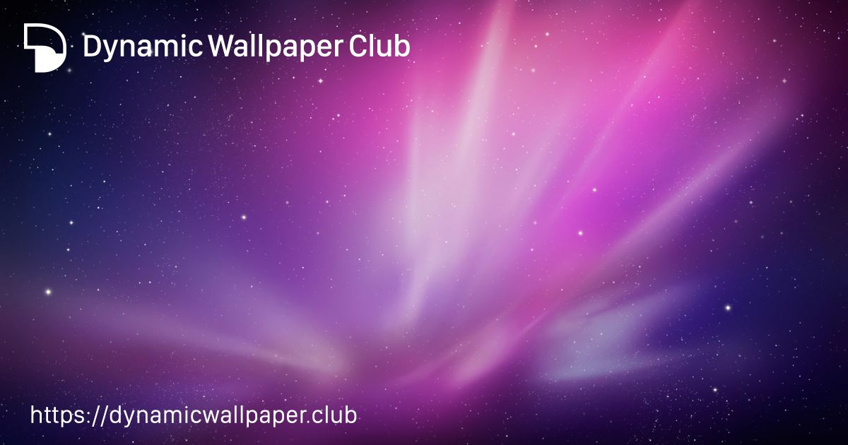 Snow Leopard (Aurora) Dynamic - Dynamic Wallpaper Club