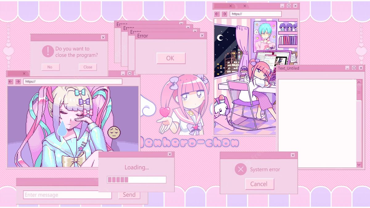 Menhera Chan x Needy Streamer Overload - Dynamic Wallpaper Club