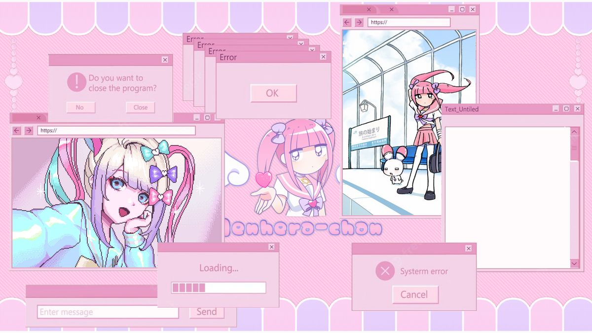 Menhera Chan x Needy Streamer Overload - Dynamic Wallpaper Club