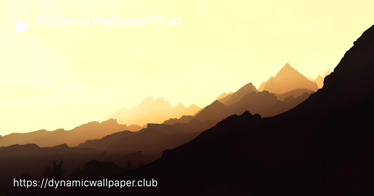 Mountain Valley - Dynamic Wallpaper Club