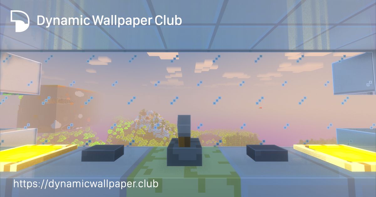Minecraft Ship Window - Dynamic Wallpaper Club