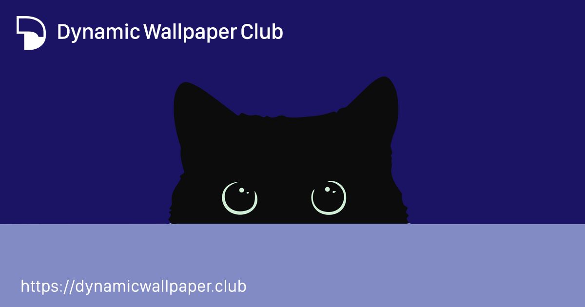 Cat Vector - Dynamic Wallpaper Club
