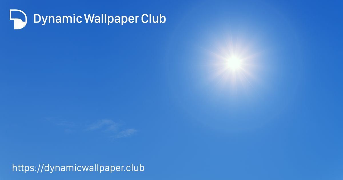 Sunshine & Moonlight - Dynamic Wallpaper Club